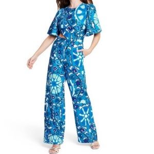 RHODE | Pants & Jumpsuits | Rhode X Target Blue Zinnia Floral Print ...